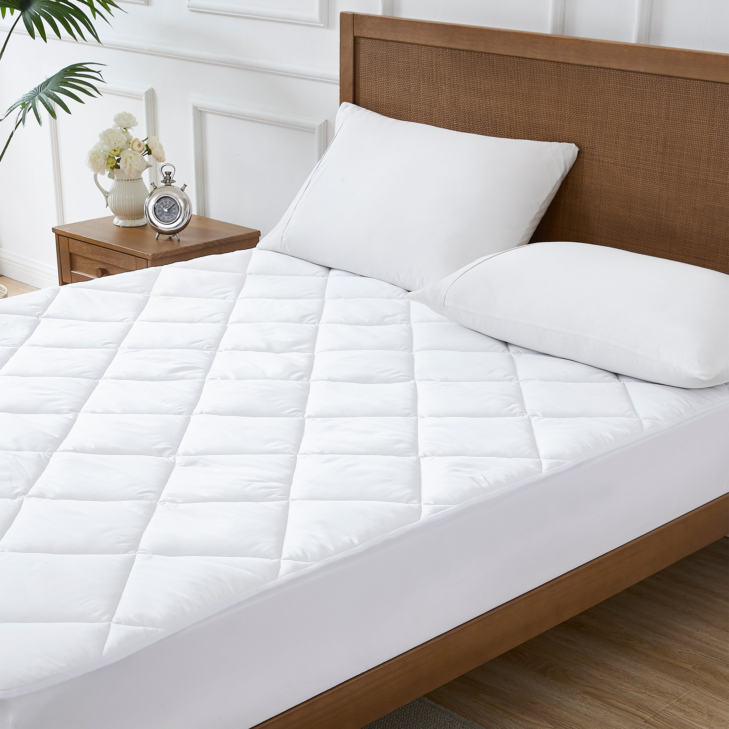 Stearns Foster Plush PrimaLoft Luxury Down Alternative 400 TC Mattress Pad Reviews Wayfair